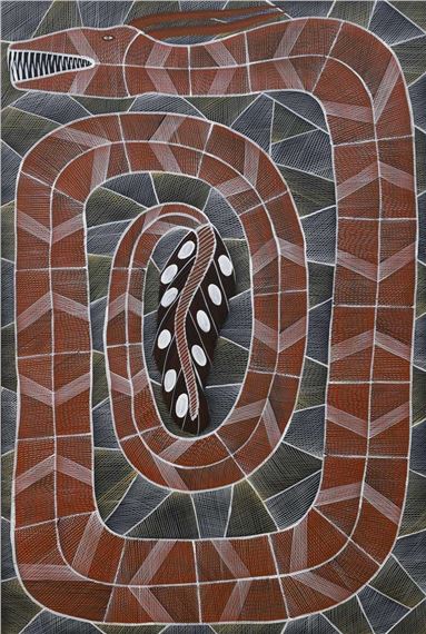 Edward Blitner | Rainbow Serpent (2023) | MutualArt