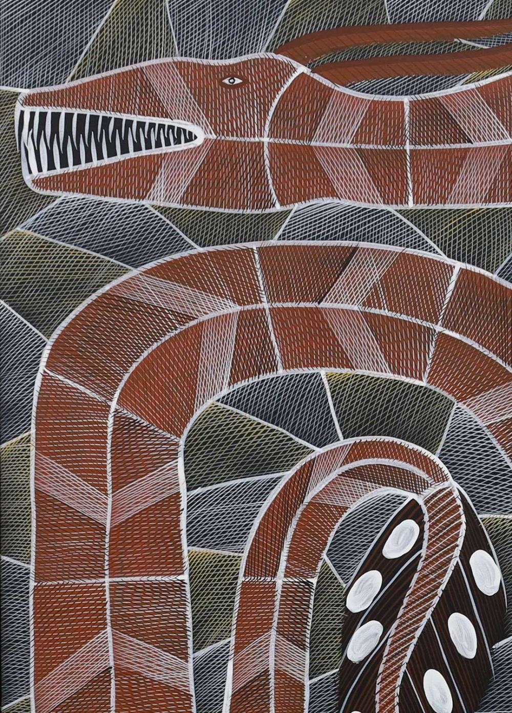 Edward Blitner | Rainbow Serpent (2023) | MutualArt