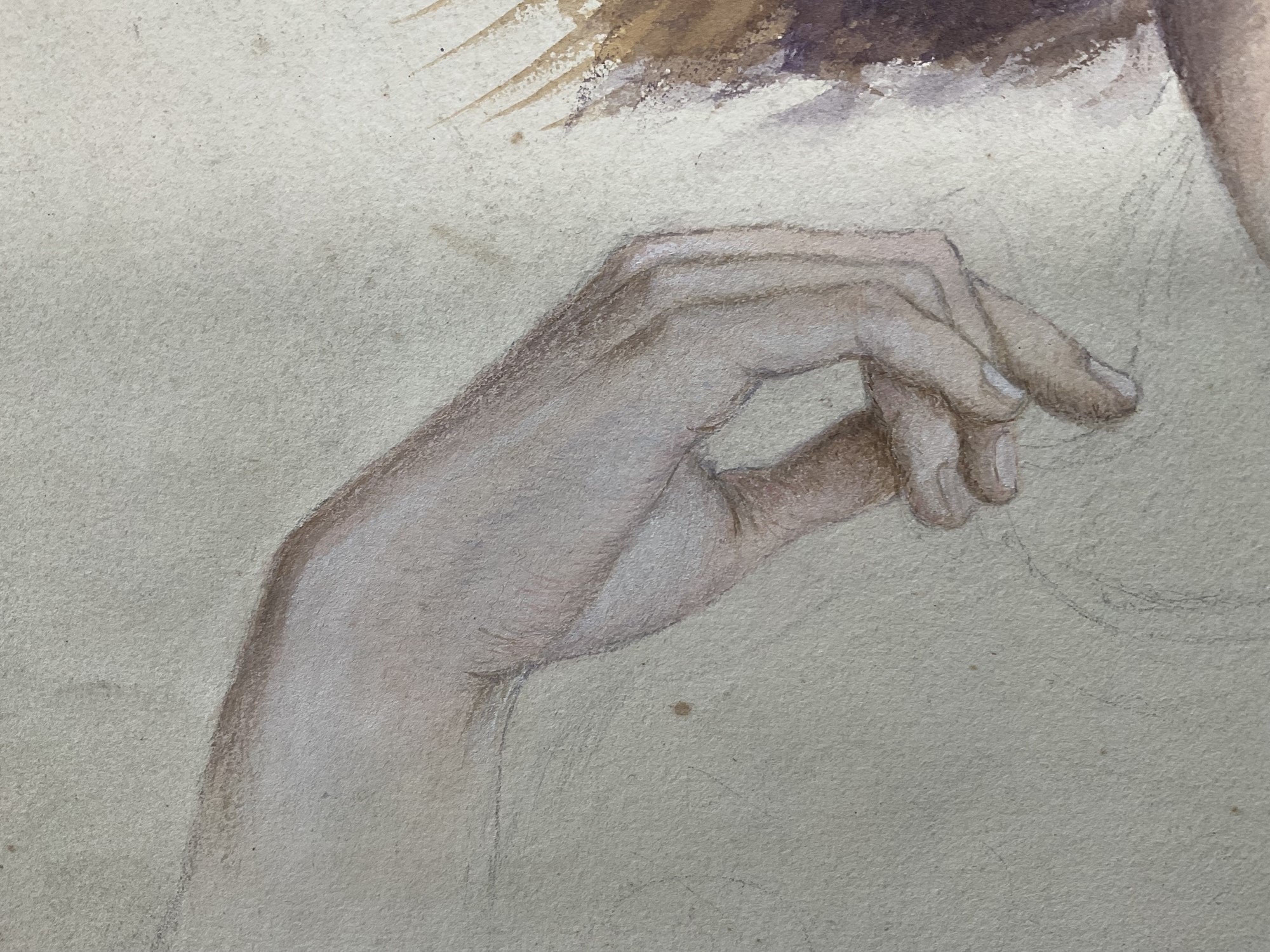 Young | Pre-Raphaelite style painting of a young woman, pencil ...