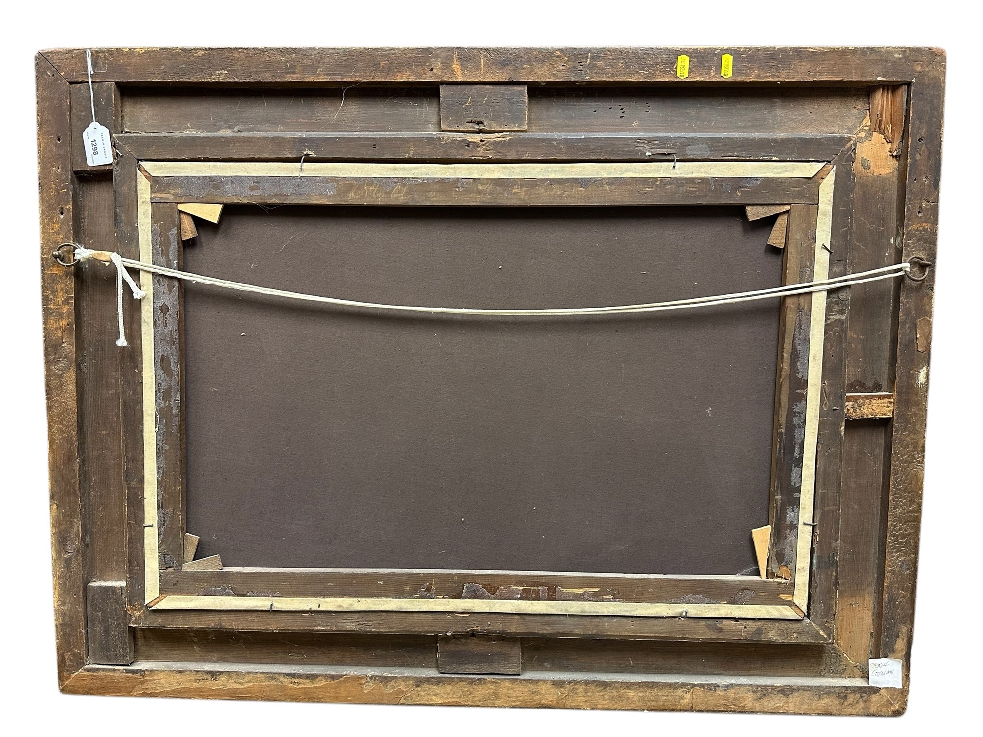 George Cole | Extensive landscape with figures and bridge (19th Century ...