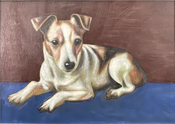 Alex Benson | Jack Russell Terrier and a Pug | MutualArt