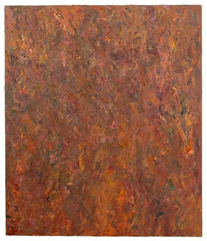 Andy Miller | Andy Miller Abstract Composition Oil on Canvas | MutualArt