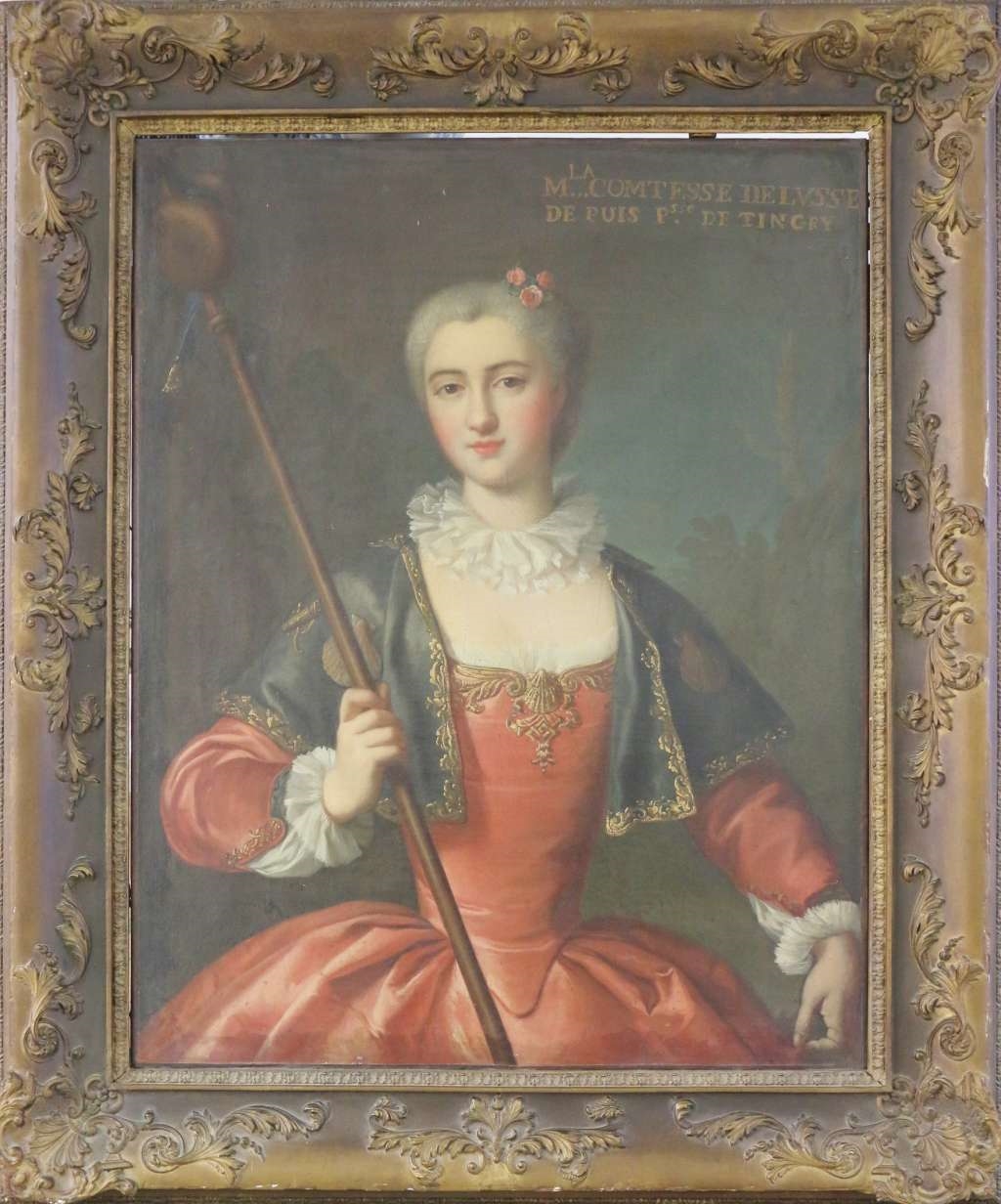 Jean-Marc Nattier | Portrait de Madame la comtesse de Lusse de puis P ...
