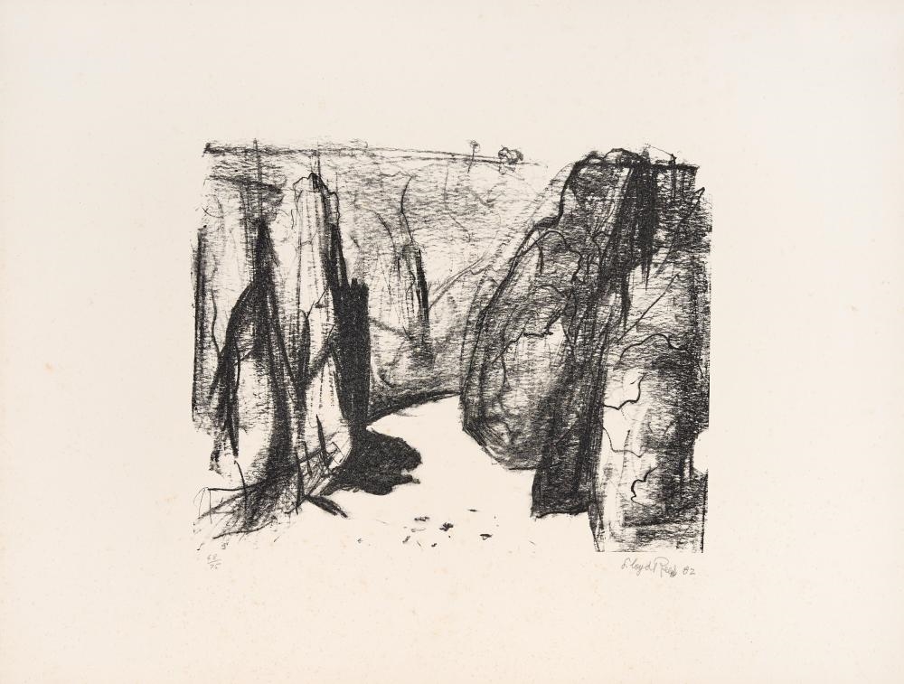 Lloyd Rees | The Gorge 2, 1982 (1982) | MutualArt