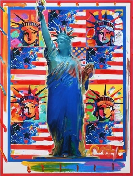 Peter Max | PETER MAX STATUE OF LIBERTY | MutualArt