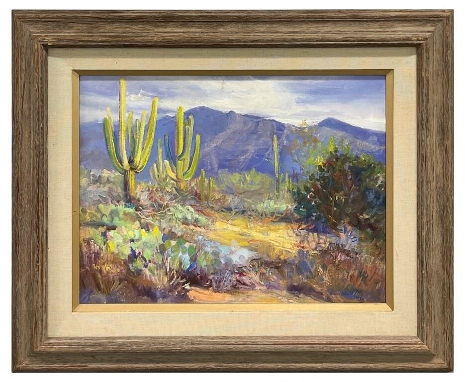 Arline Tinus | ARLINE TINUS O/C SOUTHWEST DESERT | MutualArt
