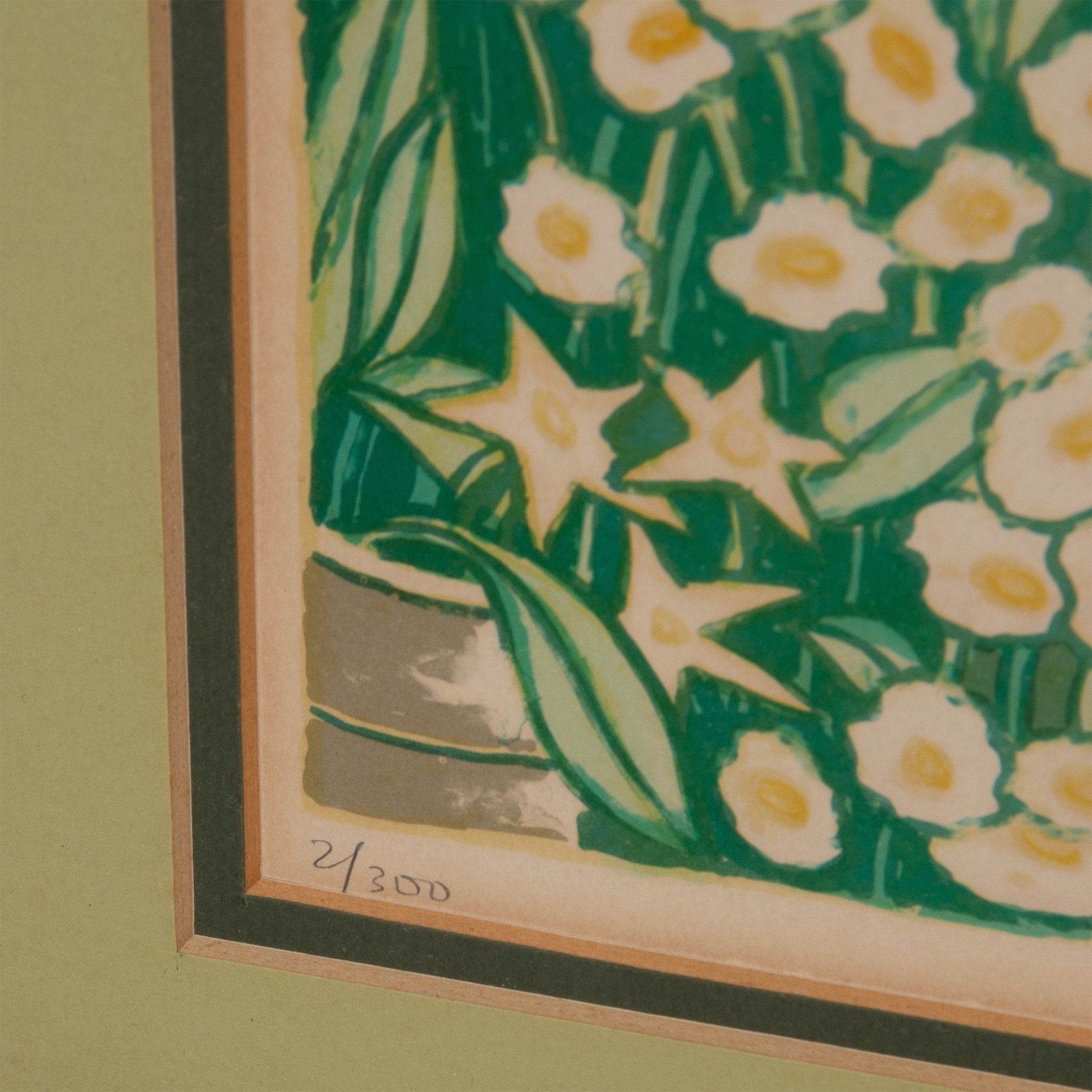 Lloyd Van Pitterson | A lovely original serigraph in colors on paper ...