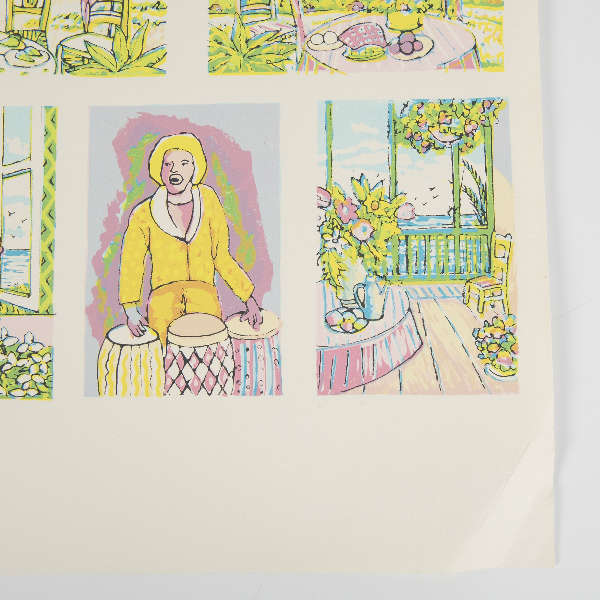 Lloyd Van Pitterson | An original serigraph in colors on paper by ...