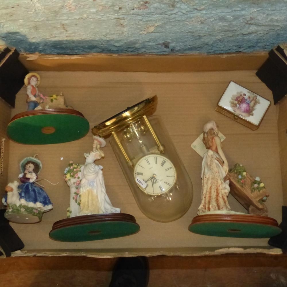 Leonardo | Modern Quartz anniversary clock together with gilt metal ...