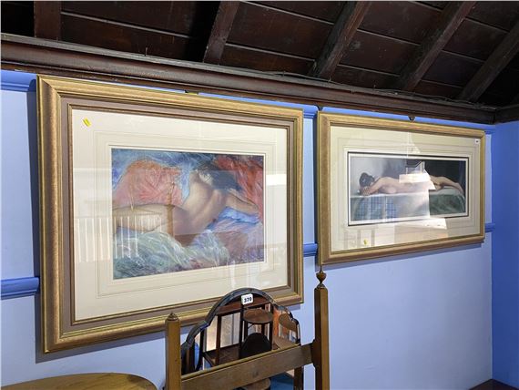 Anthony Orme | Two nude female portraits | MutualArt