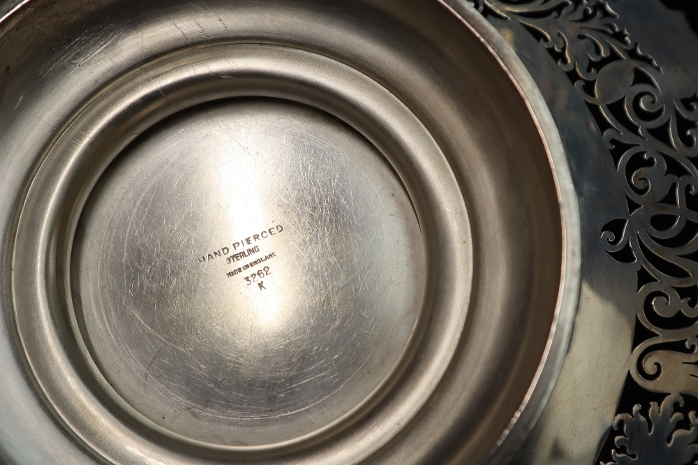 Sheffield | An Elizabeth II silver pedestal dish with a pierced and ...