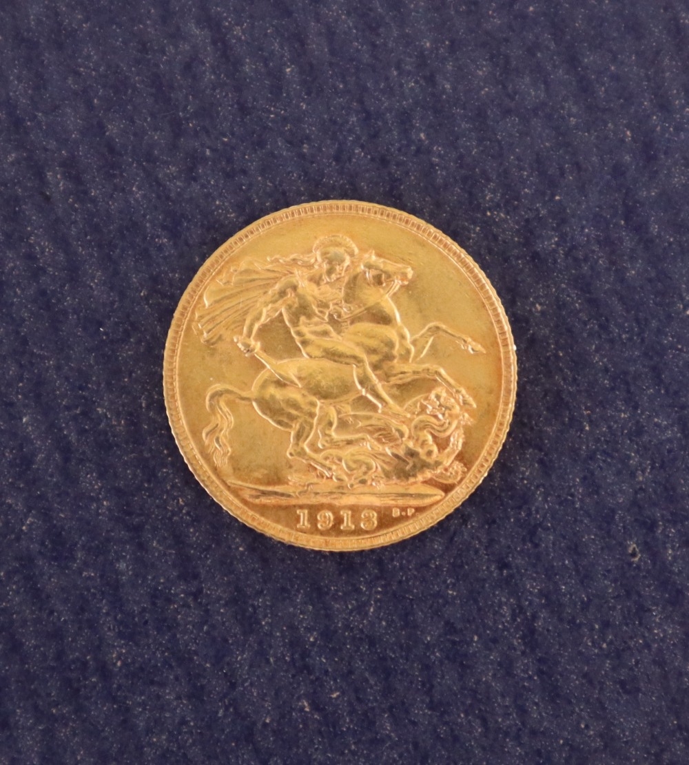 George | A George V gold sovereign (1913) | MutualArt