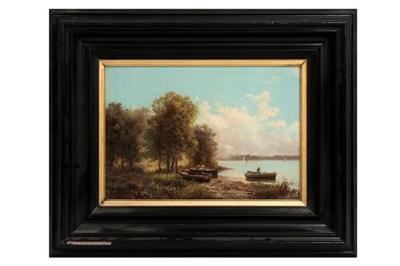 Alfred Godchaux | Lake landscape | MutualArt