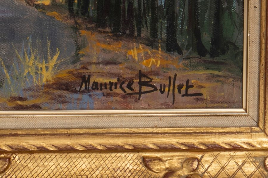 Maurice Buffet | Autumn in the forest of Saint Gall (1972) | MutualArt
