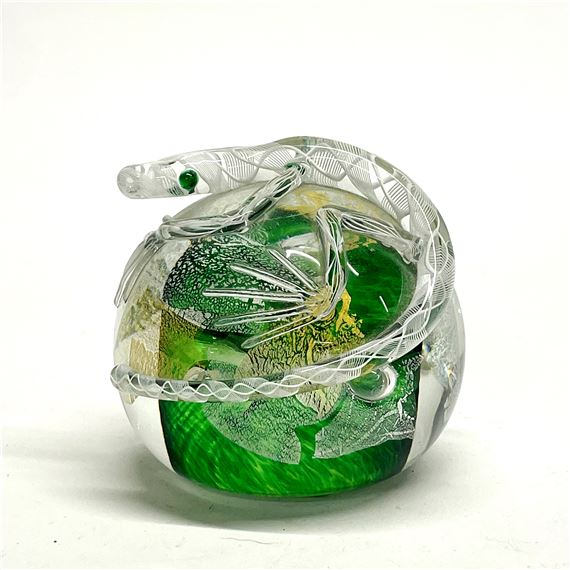 Mike Hunter | A studio glass paperweight designed by Mike Hunter, dia ...