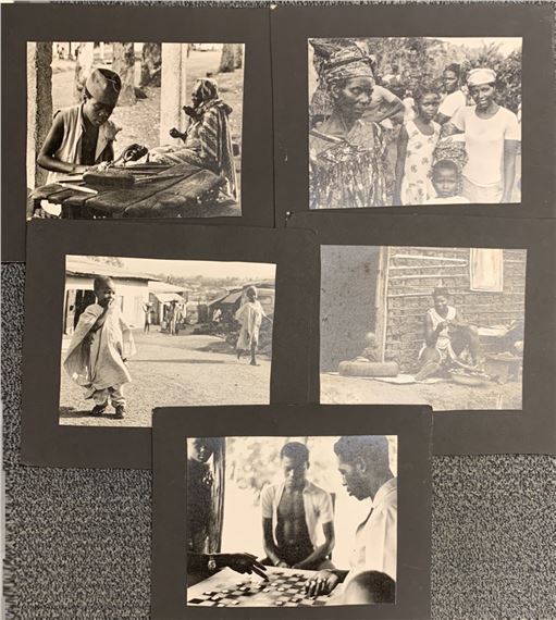 Elizabeth Gordon | A collection of photographs mounted in black ...