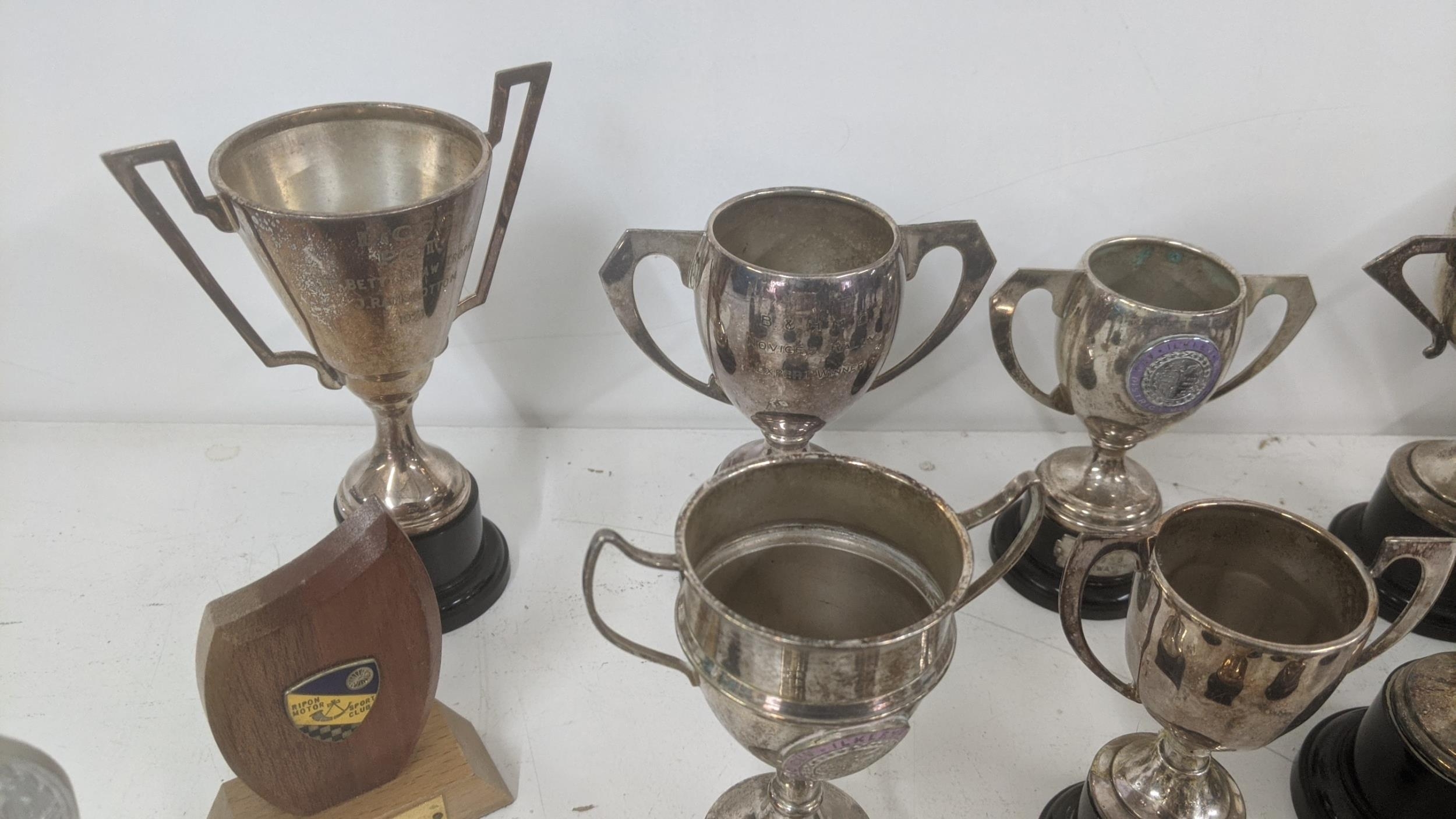 Guido Silvestri | A collection of trophy cups to include a silver ...