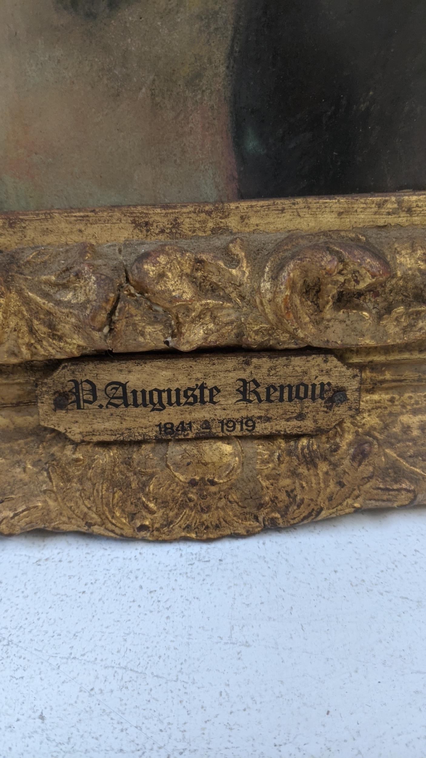 Pierre-Auguste Renoir | Auguste Renoir a pastel on paper depicting a ...