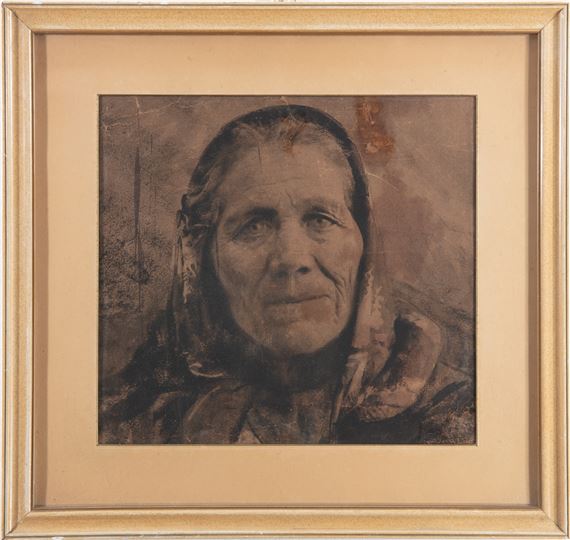 Francesco Paolo Michetti | Ritratto di anziana | MutualArt