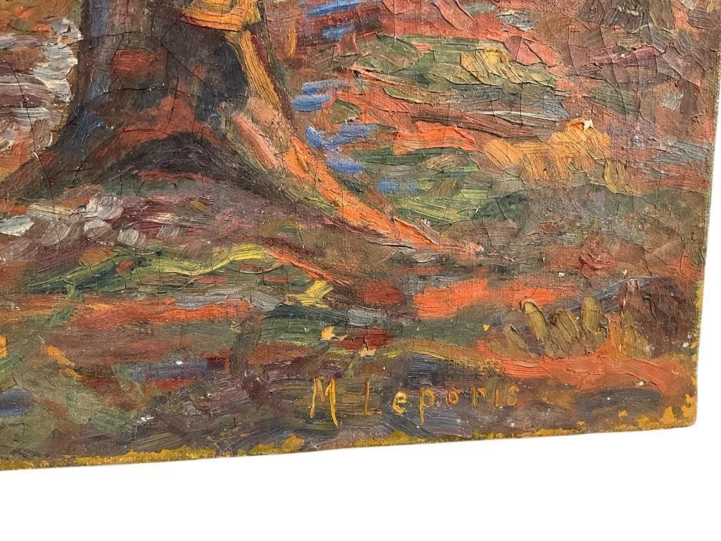 Michael Leporis | Oil on Canvas Woodland Scene | MutualArt