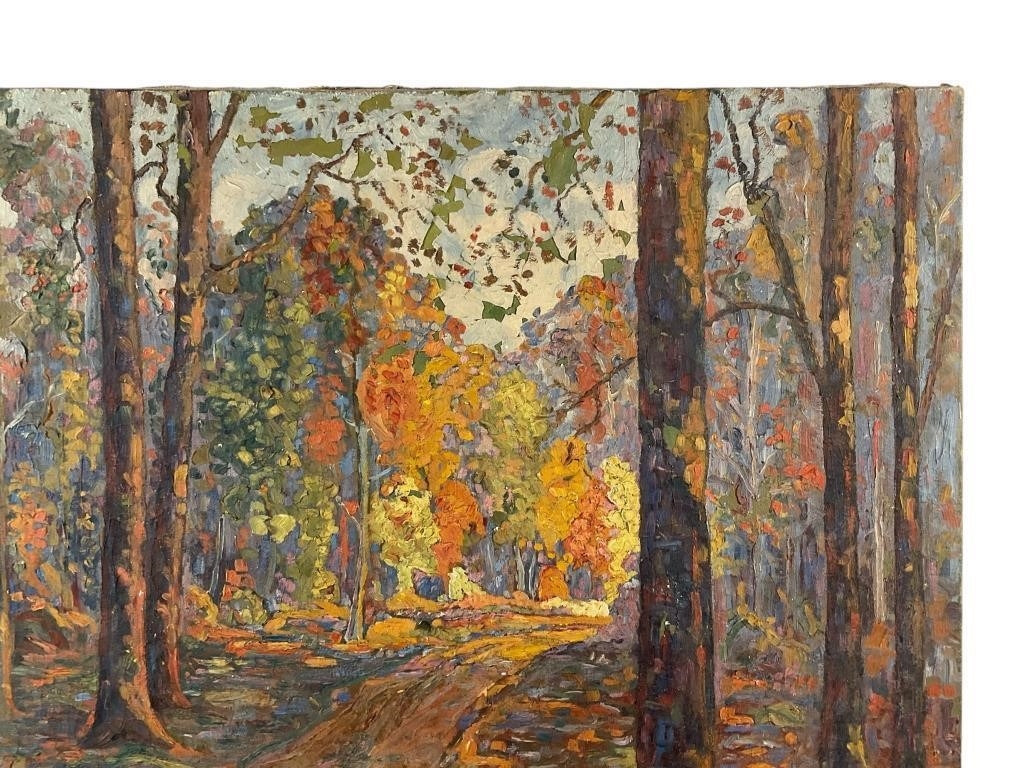 Michael Leporis | Oil on Canvas Woodland Scene | MutualArt