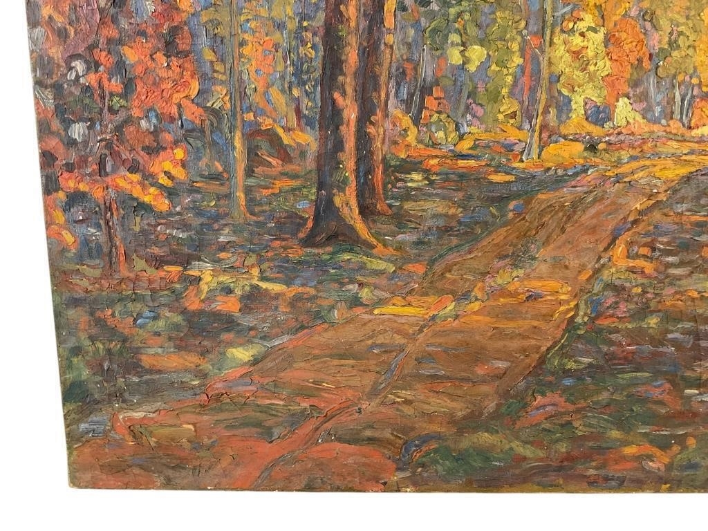 Michael Leporis | Oil on Canvas Woodland Scene | MutualArt
