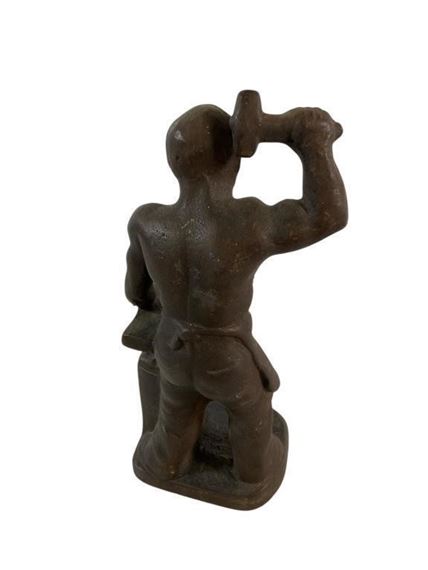 SMITH | Cast Iron Blacksmith Figurine | MutualArt