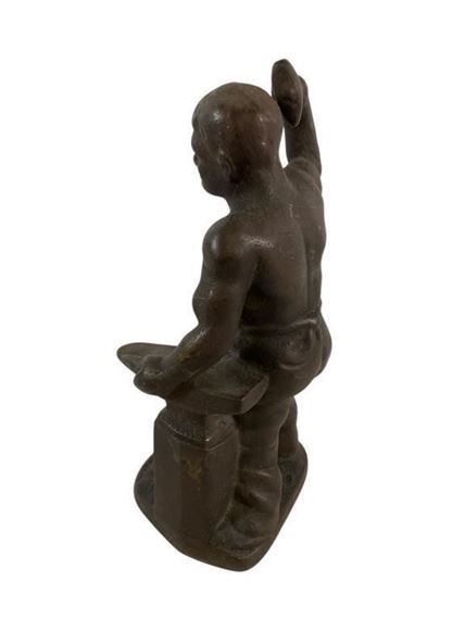 SMITH | Cast Iron Blacksmith Figurine | MutualArt
