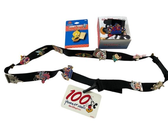 Looney Tunes | Disney & Looney Tunes Pins with Lanyard | MutualArt