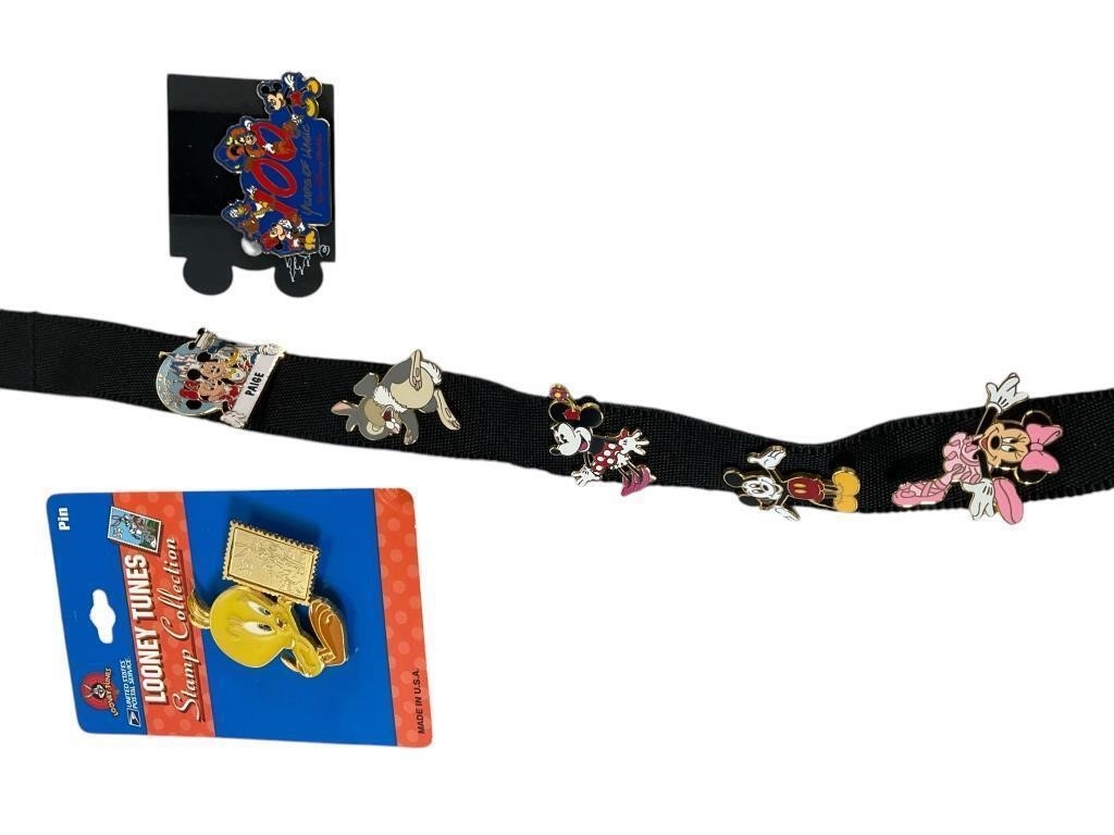Looney Tunes | Disney & Looney Tunes Pins with Lanyard | MutualArt