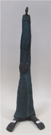 Tony Foard | a glazed pottery model of an African lady | MutualArt