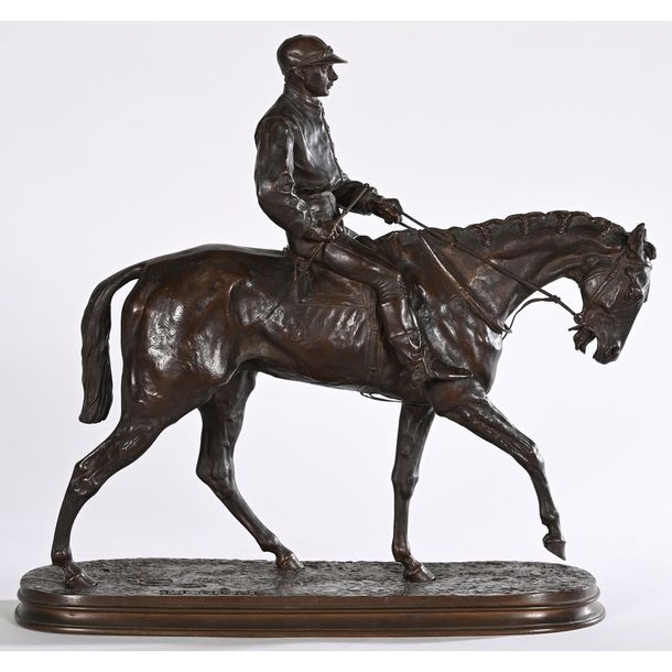 Pierre-Jules Mene | MENE Pierre-Jules (1810-1879). The jockey on his ...