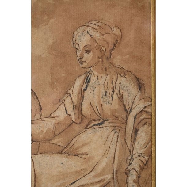 Italian School, 17th Century | 17th century ITALIAN SCHOOL. Women and ...