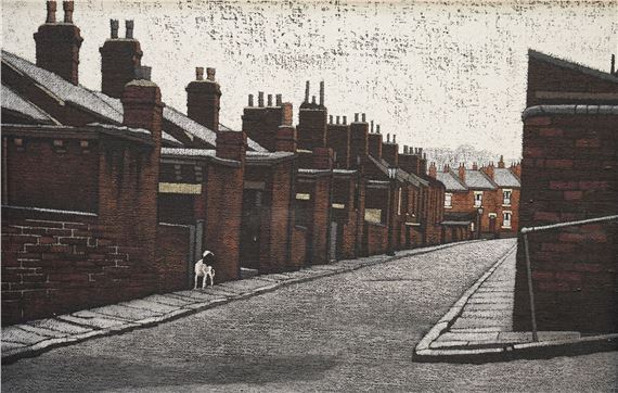Stuart Walton | Rosebank View - Leeds' with Dog (74) | MutualArt