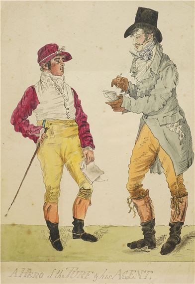 Robert Dighton | 'A Hero of the Turf & his Agent' (Early 19th Century ...