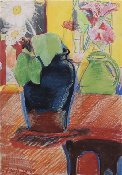 David Garland | Still life with Petunias and Daisies (81) | MutualArt