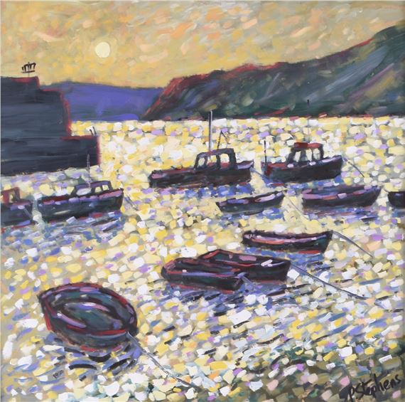 Paul Stephens | Fishermans Boats in Harbour | MutualArt