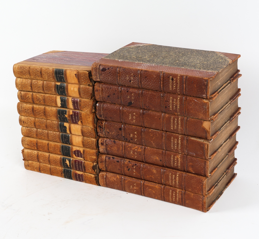 William Blackwood | ANTIQUE LEATHER BOUND HISTORY BOOK GROUPING | MutualArt
