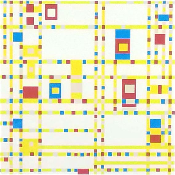 Piet Mondrian | Broadway Boogie Woogie | MutualArt