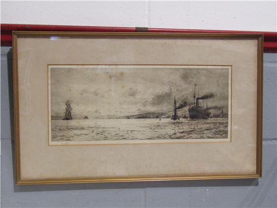 William Lionel Wyllie | The Clyde at Govan | MutualArt