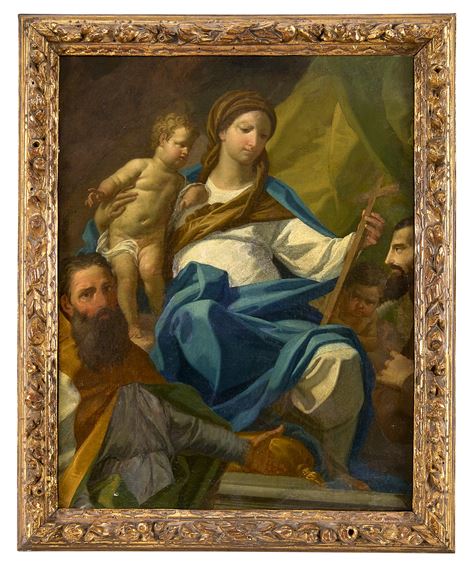 Jacopo Cestaro | Madonna and Child with Saints | MutualArt