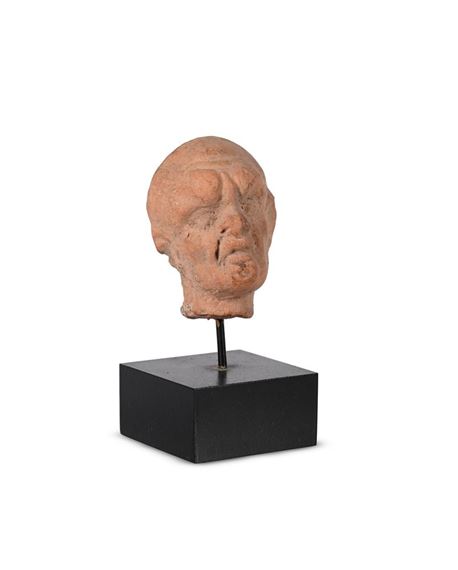 Louis Gabriel | A GREEK TERRACOTTA HEAD OF A FROWNING MAN, SMYRNA, C ...