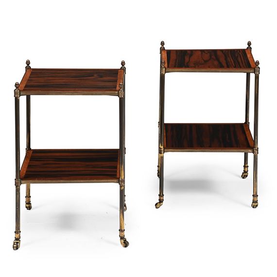 Fowler | Y A PAIR OF COROMANDEL AND GILT BRASS ETAGERES, LATE 19TH OR ...