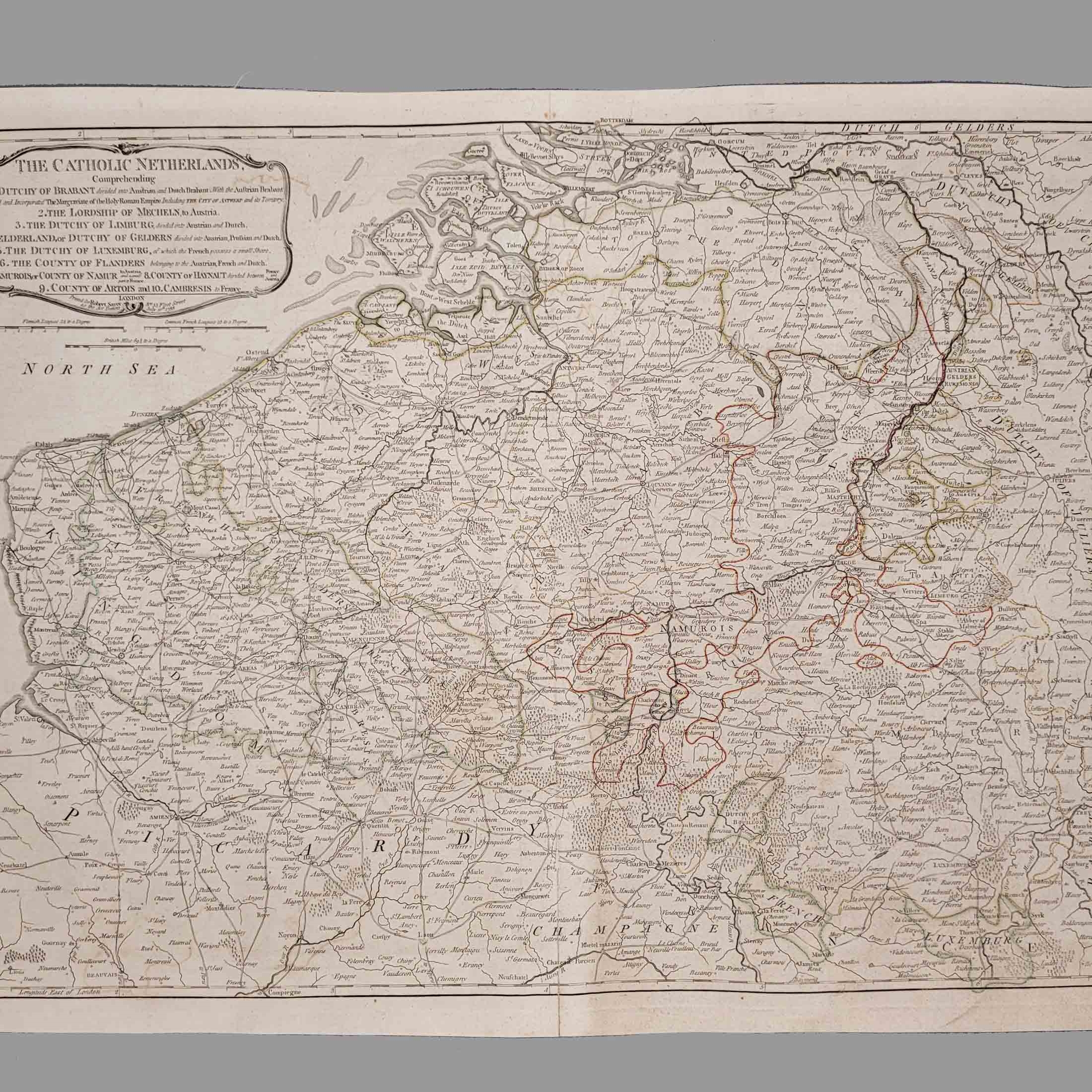 Robert Sayer | The Catholic Netherlands (1788) | MutualArt