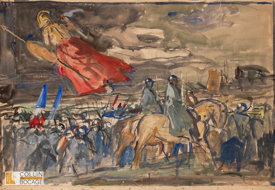 Lucien Joseph Simon | Allegory of the 14-18 war | MutualArt