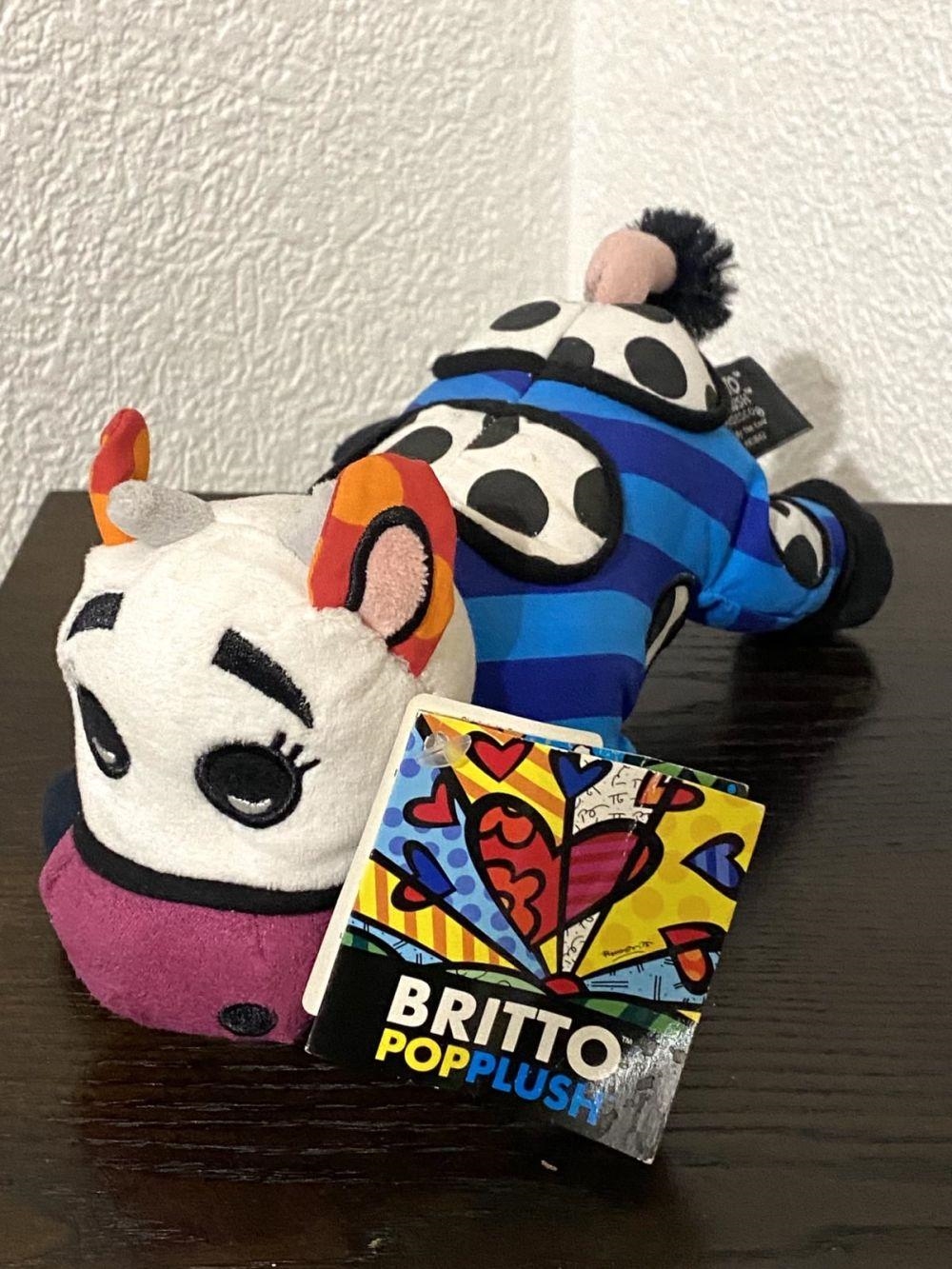 Romero Britto | Romero Britto - Andy the Cow & Potter the Pig | MutualArt