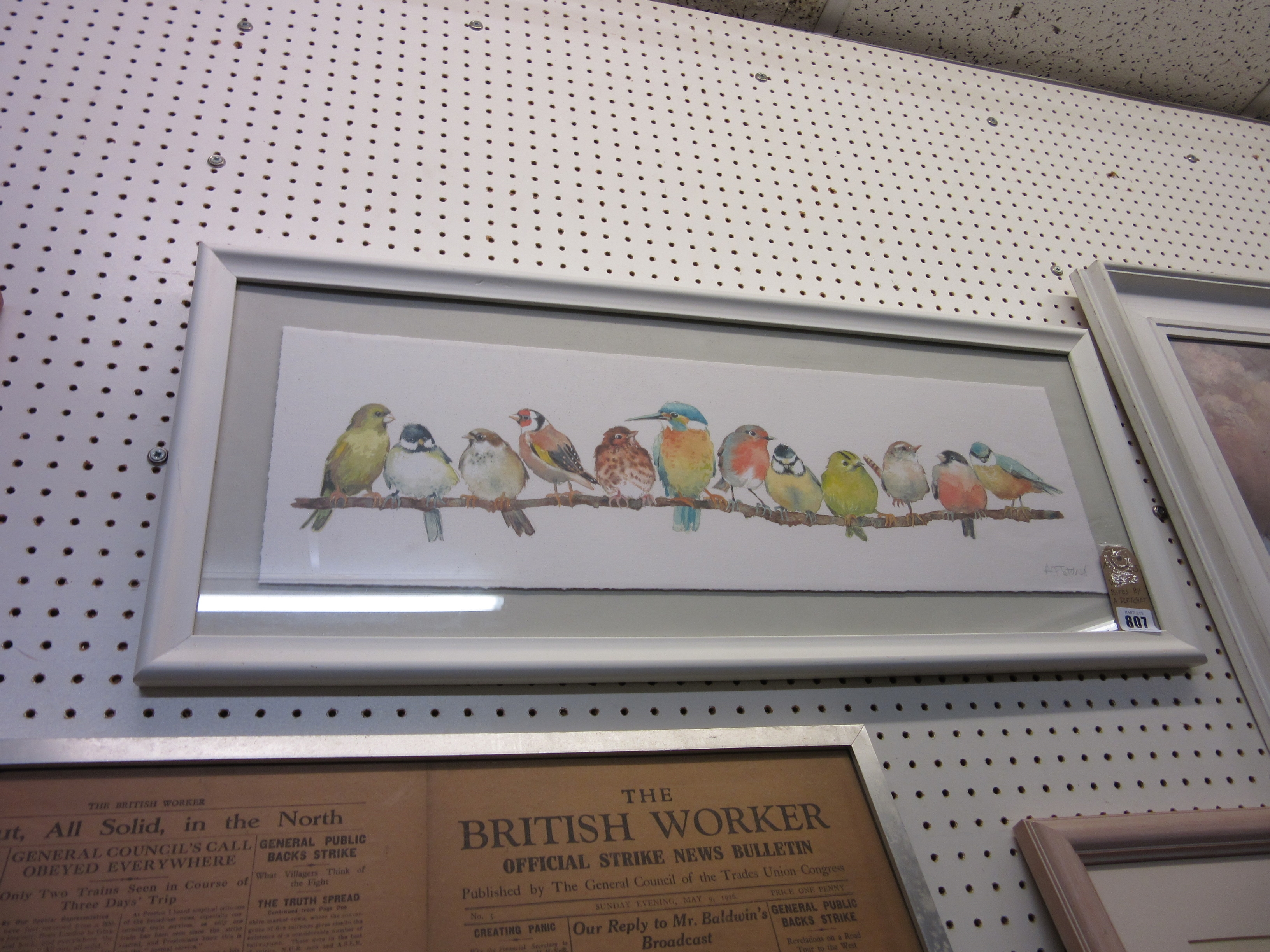A. Fletcher | WATERCOLOUR OF BIRDS BY A FLETCHER | MutualArt