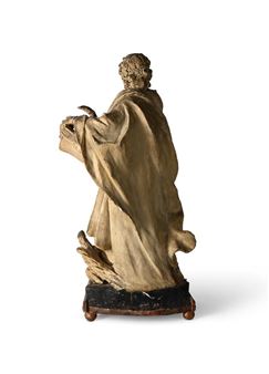 Gian Lorenzo Bernini | AN ITALIAN PAINTED STUCCO FIGURE OF SAINT JOHN ...