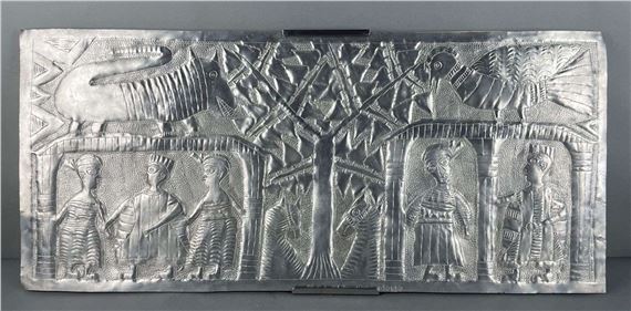 Asiru Olatunde | Signed Asiru Olatunde Osogbo Nigerian Aluminum ...