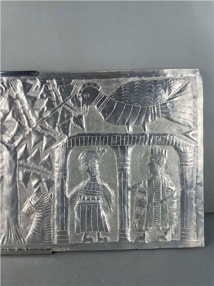 Asiru Olatunde | Signed Asiru Olatunde Osogbo Nigerian Aluminum ...